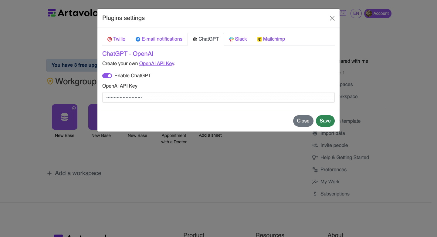 Product management — Artavolo.com