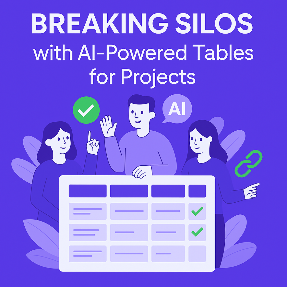 Breaking Silos with AI-Powered Tables for Projects — Artavolo.com